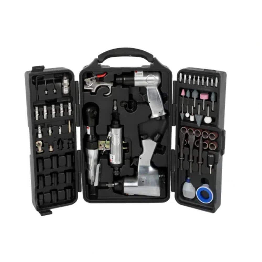 Cfosore 71 Piece Air Tool and Accessories Kit, Impact Wrench, Air ...