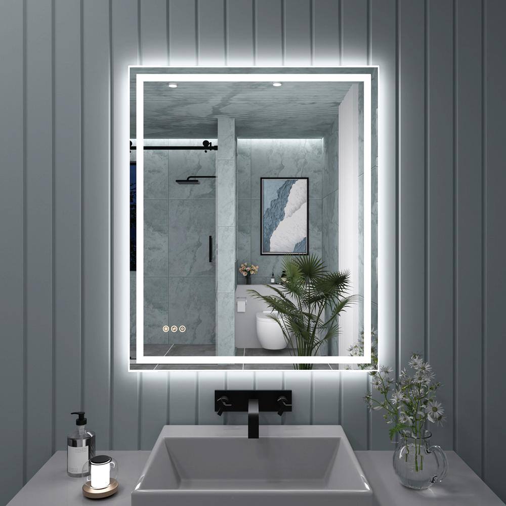Reviews for TaiMei 30 in. W x 36 in. H Rectangular Frameless LED Light ...