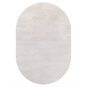 JONATHAN Y Haze Solid Low-Pile Ivory 5 ft. Square Area Rug SEU100D-5SQ ...