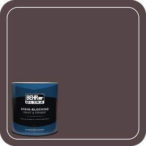 BEHR MARQUEE 1 gal. #PPU1-01 Folklore Flat Exterior Paint & Primer ...