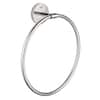 GROHE BauCosmopolitan Towel Ring in StarLight Chrome 40460001 - The ...