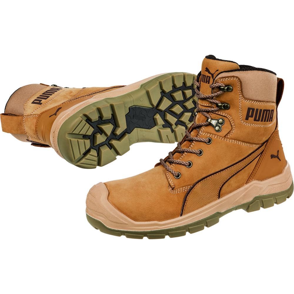 PUMA Men's Conquest CTX 7 in. High Safety Work Boots - Composite Toe ...