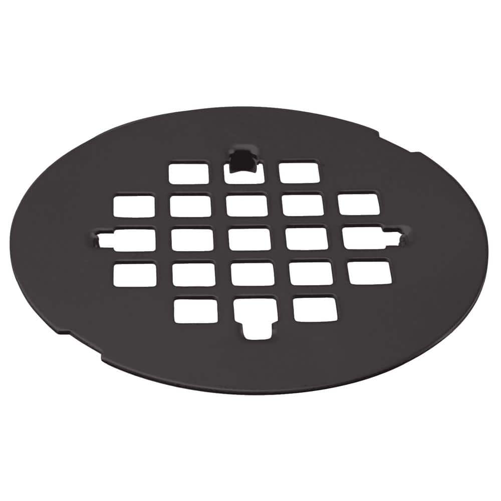 Westbrass 4-1/4 in. O.D. Casper Brass Snap-In Shower Strainer Grid in ...