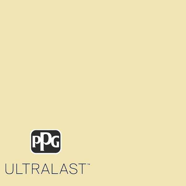 PPG UltraLast 1 qt. #PPG1108-3 Butter Cookie Eggshell Interior Paint ...