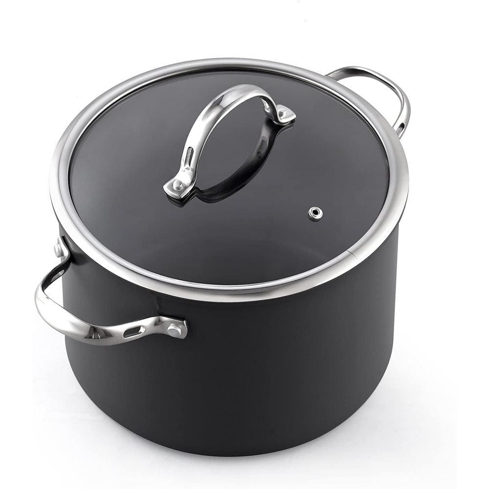 Cooks Standard 8 qt. Hard Anodized Premium Grade Aluminum Nonstick ...