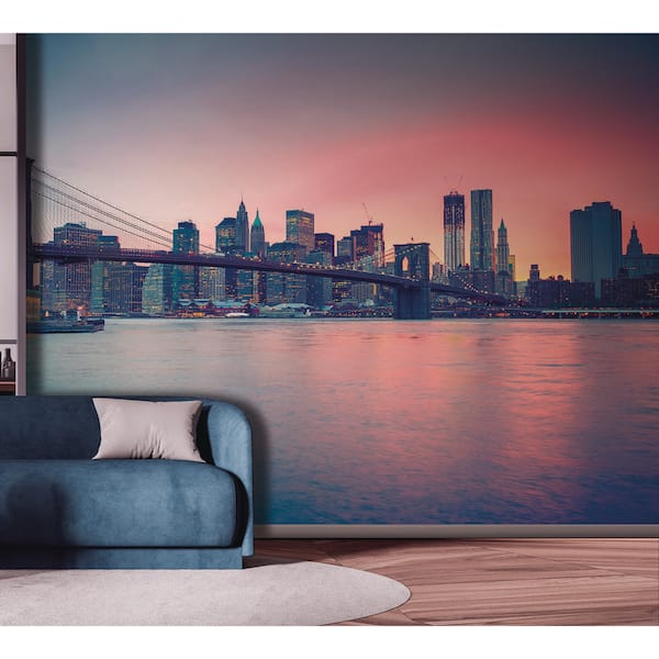 Veer Decor New York New York Wall Mural 8253-BU - The Home Depot