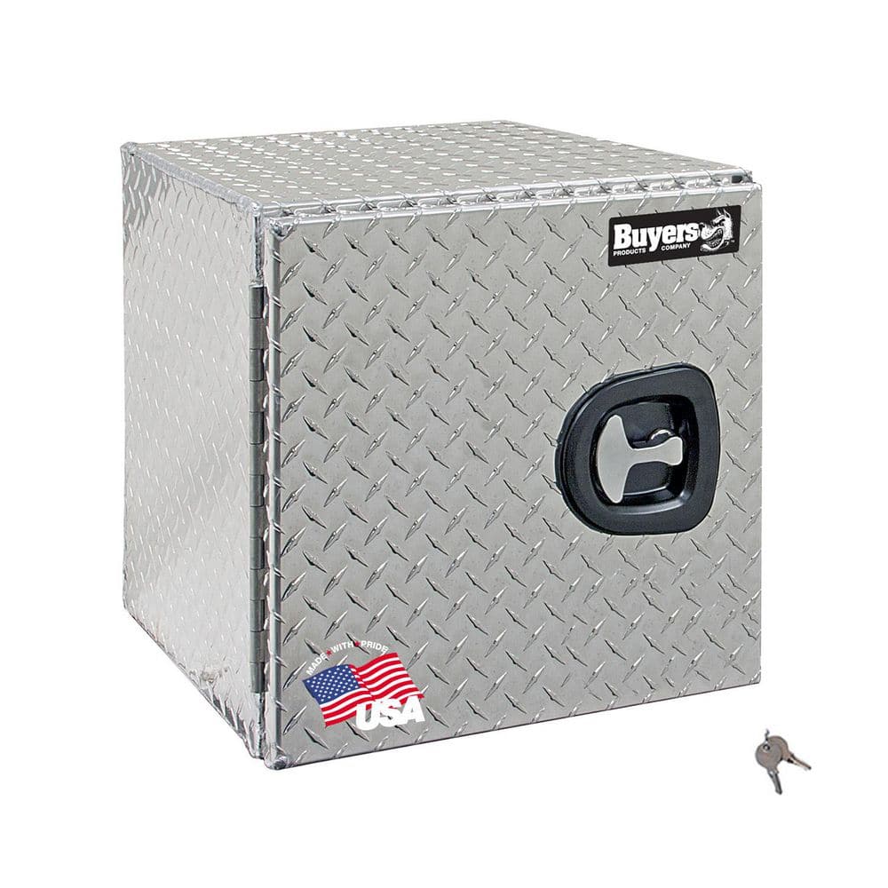 BUYERS PRODUCTS 18 in. x 18 in. x 18 in. Diamond Plate Tread Aluminum ...