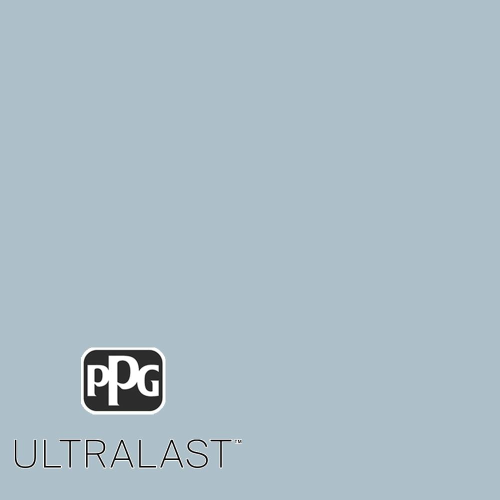 PPG UltraLast 1 gal. PPG1153-4 Chambray Semi-Gloss Interior Paint and ...