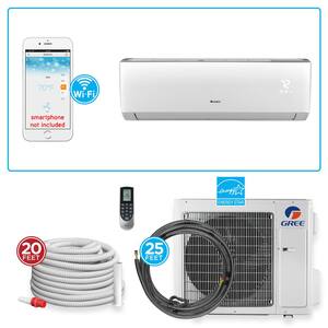 boreal Brisa Dual Zone 24,000 BTU 2 Ton Smart Home Ductless Mini Split ...