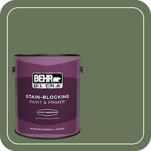 BEHR ULTRA 1 gal. #PPU10-01 Scallion Flat Exterior Paint & Primer ...