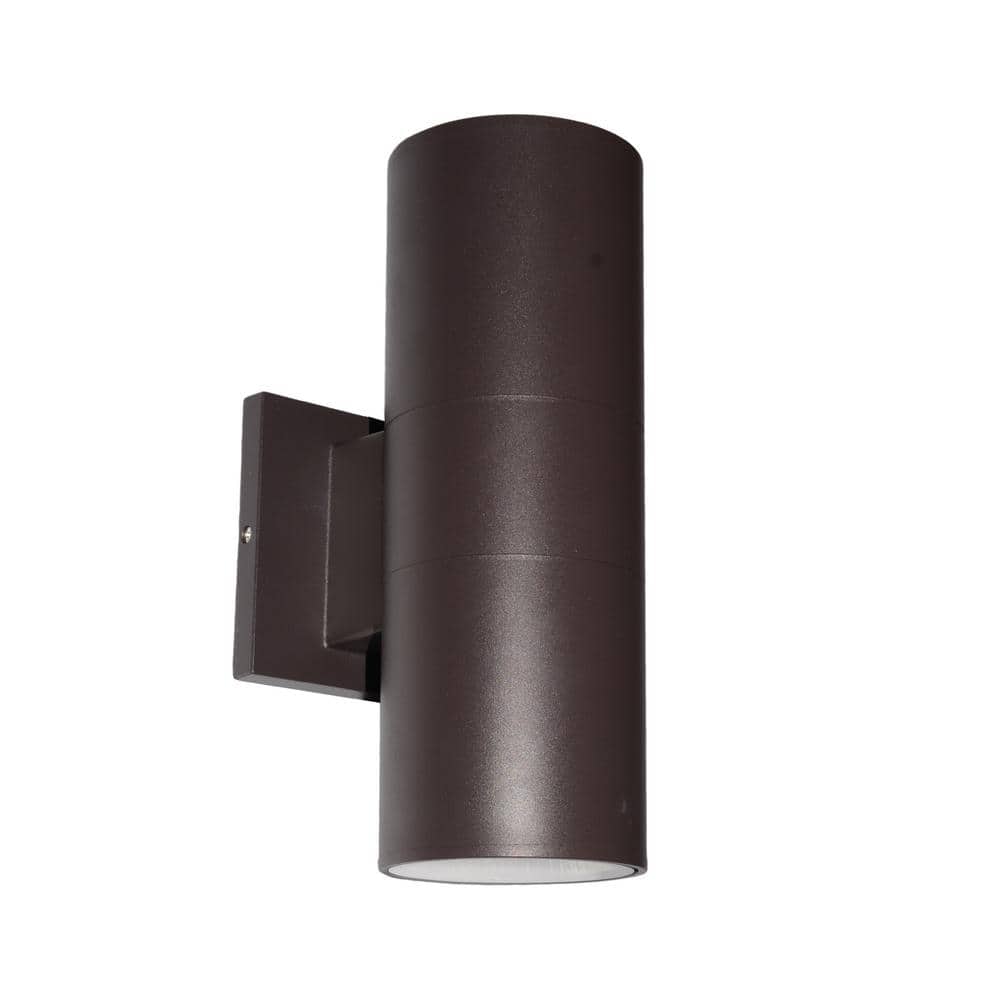 E ENERGETIC LIGHTING 150-Watt Equivalent Integrated LED Bronze Outdoor ...