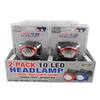 Blazing LEDz Battery Operated 10 LED Headlamp (2-Pack) 702418 - The ...