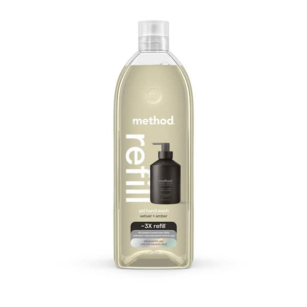 Method 34 oz. Vetiver Plus Amber Gel Hand Soap Refill 378696 - The Home ...