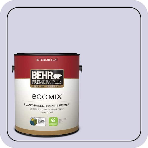 BEHR PREMIUM PLUS 1 gal. #M550-2 Lavender Memory Flat EcoMix Plant ...