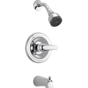 Peerless 1-Handle Wall Mount Shower Faucet Trim Kit in Chrome (Valve ...