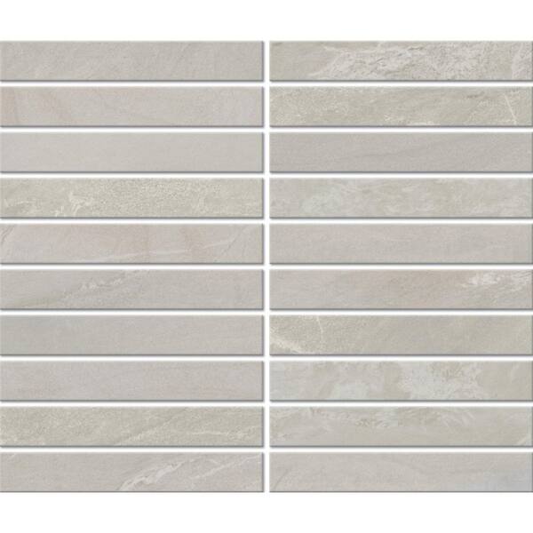 Daltile Bryne Mist 12 in. x 10 in. Glazed Ceramic Straight Joint Mosaic ...