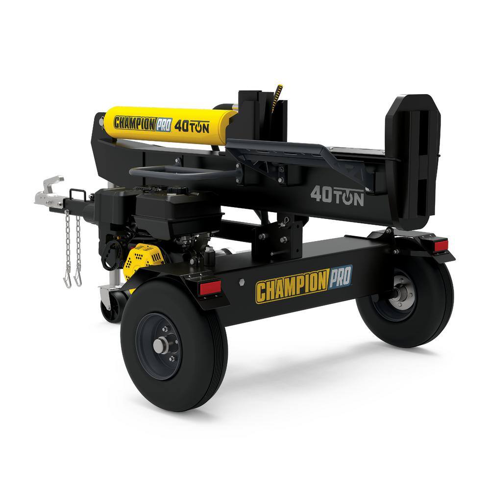 Champion Power Equipment 40 Ton 338 Cc Gas Powered Hydraulic Wood Log Champion Power Equipment 40 Ton 338 Cc Gas Powered Hydraulic Wood Log