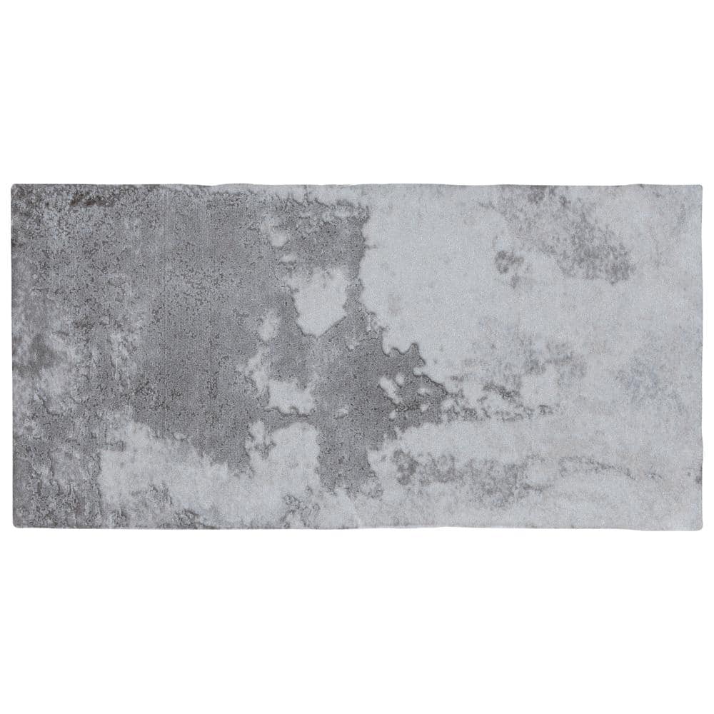 Merola Tile Biarritz Grey 3 in. x 6 in. Ceramic Wall Take Home Tile ...