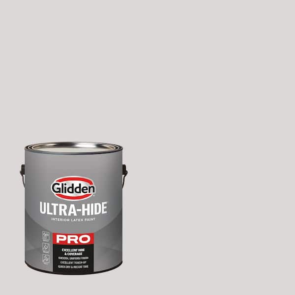 Glidden Ultra-Hide 1 gal. PPG1004-1 Go to Gray Eggshell Interior Paint ...