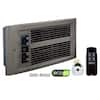 KING PX Eco 240-Volt, 1750-Watt, Electric Wall Heater in Satin Nickel ...