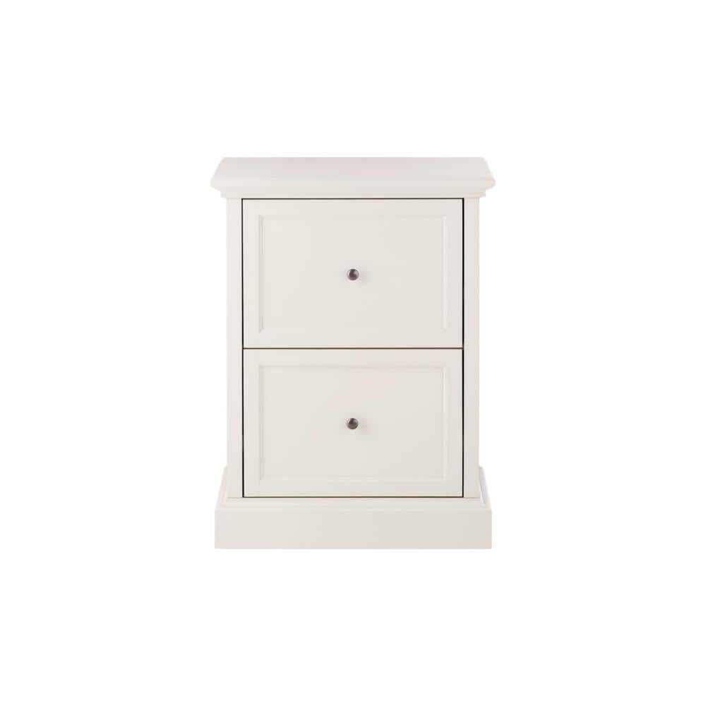 Home Decorators Collection Royce Polar Off-White 2-Drawer File Cabinet ...