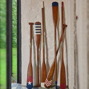 AUTHENTIC MODELS Emmaline in Red/Honey Distressed French Oar FE105