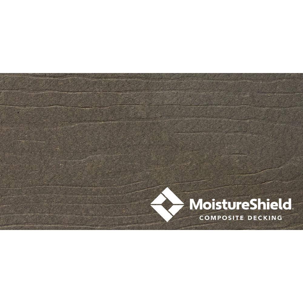 MoistureShield Vantage 1 in. x 5.4 in. x 20 ft. Cape Cod Gray Composite ...