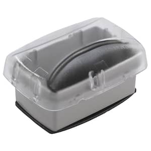 Intermatic Clear 2-Gang Weatherproof In-Use Receptacle Cover WP1220C ...
