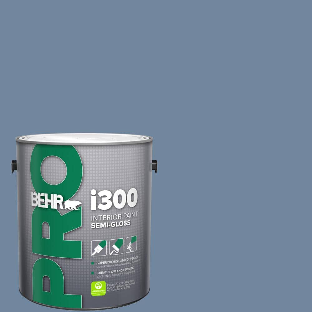 BEHR PRO 1 gal. #S520-5 Thundercloud Semi-Gloss Interior Paint PR37301 ...