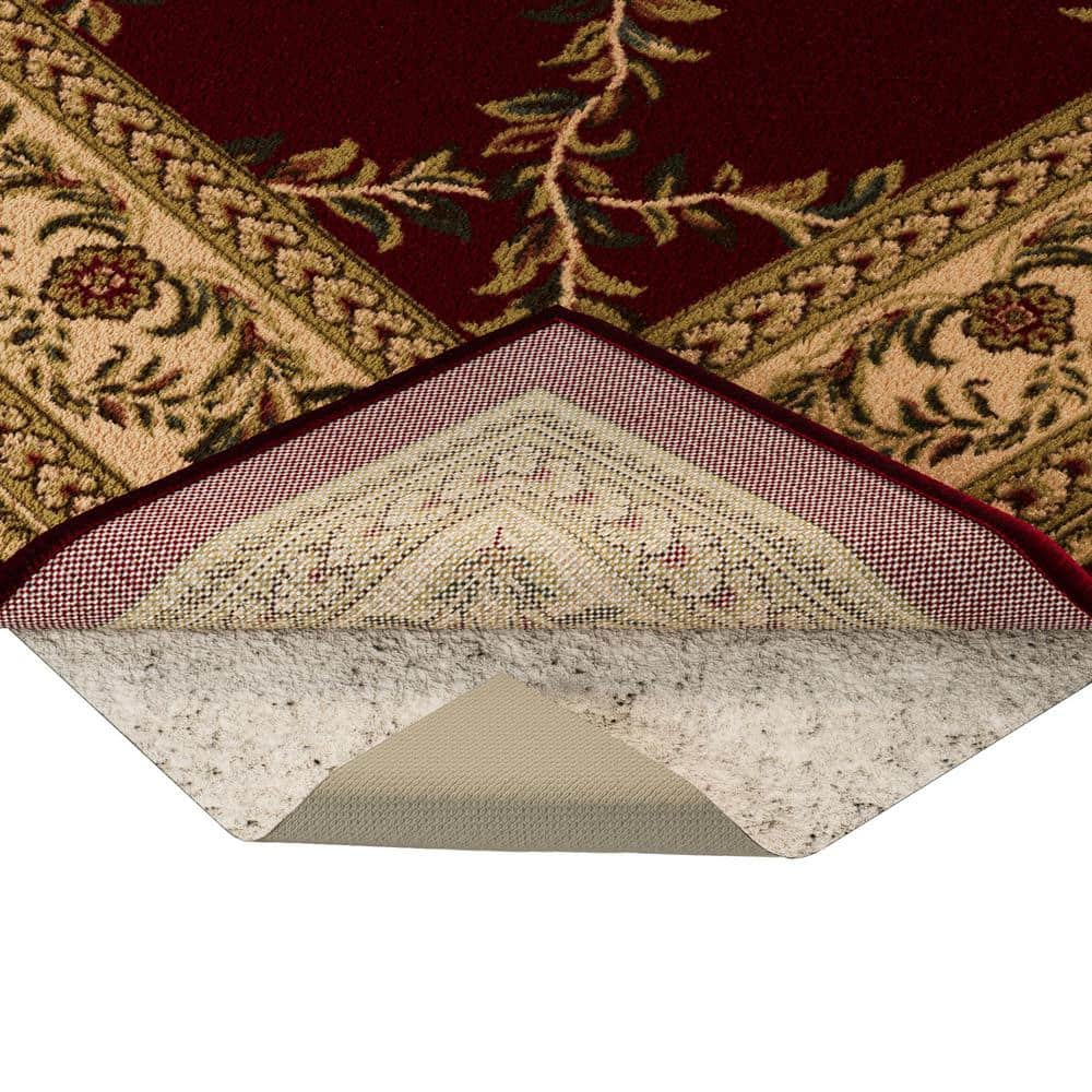 Ottomanson Non Slip Rug Pad Grip 1/8 in. Thick Protection for Dual ...