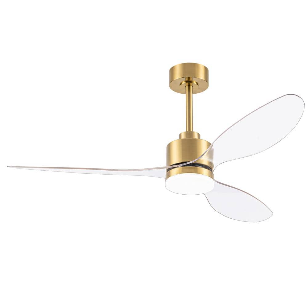 Reviews for Flashwind Alisio 52 in. Indoor Gold Ceiling Fans with Light ...