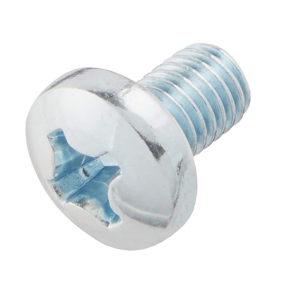 Everbilt M8-1.25 x 12mm Zinc Pan Head Phillips Drive Machine Screw 4 ...