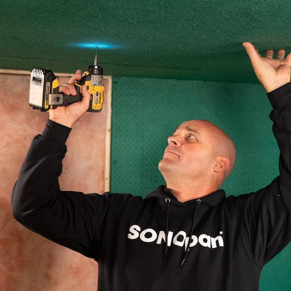 SONOPAN 4 ft x 8 ft x .75 in Acoustical Soundproofing Panel - 32 sq ft ...