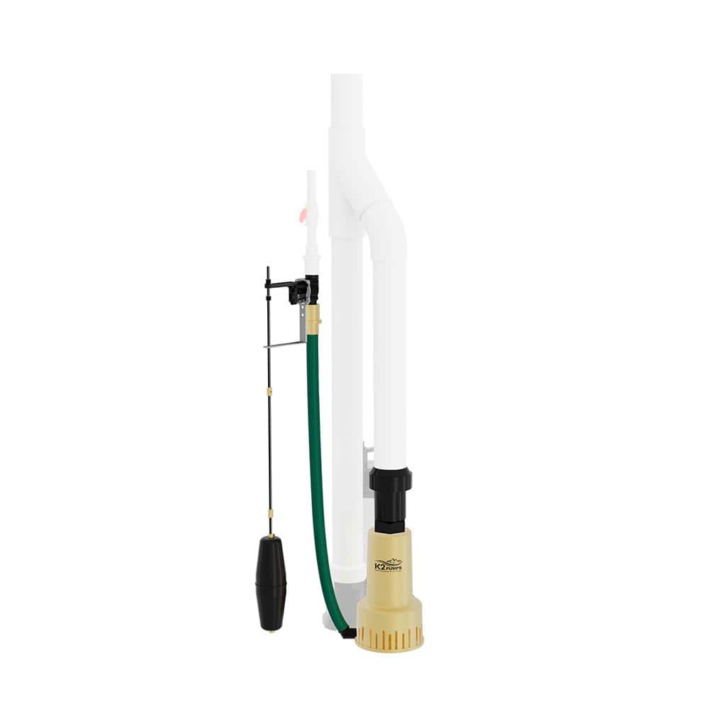 K2 Water Powered Backup Sump Pump ASP00001K - The Home Depot