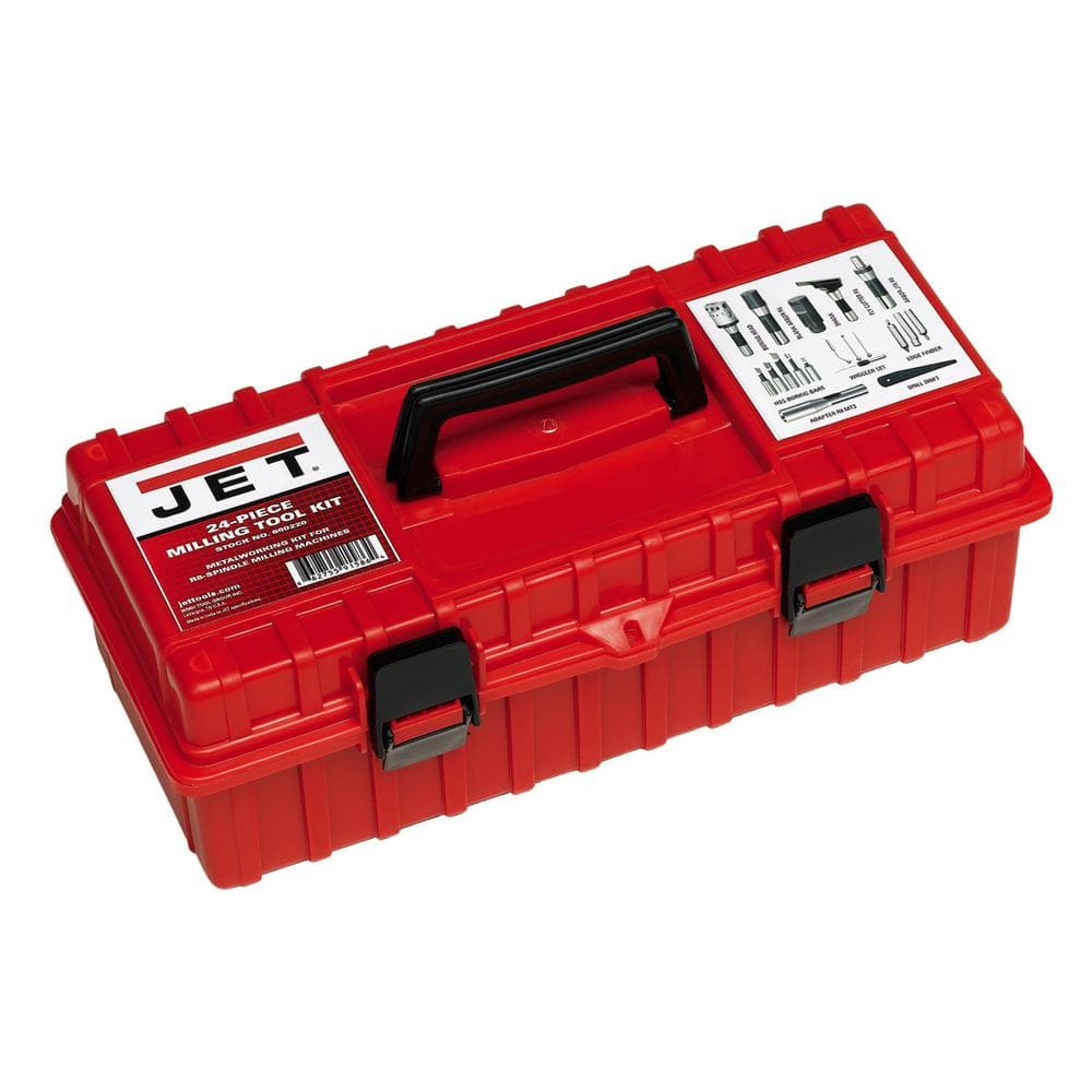 Jet R8 Milling Tool Kit (24-Piece) 660220 - The Home Depot