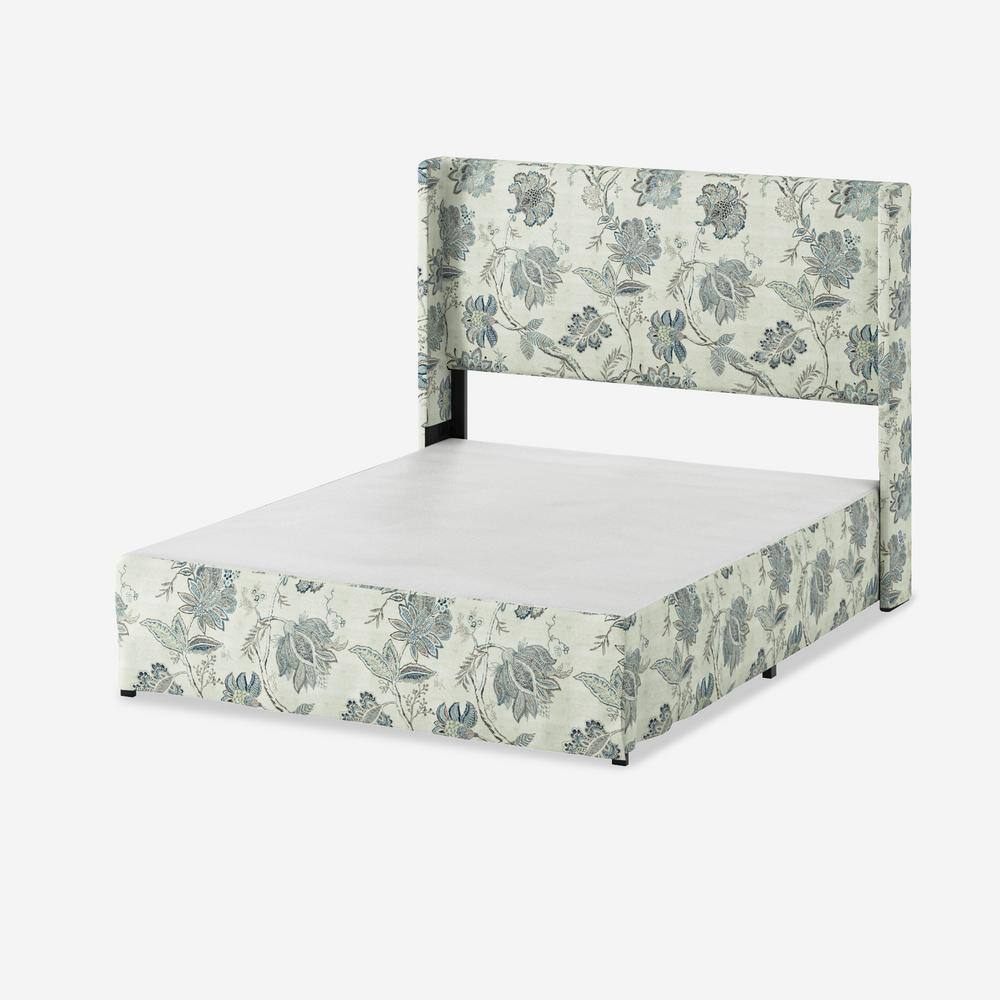 JAYDEN CREATION Raymond 2 Piece Jacobean Wingback Design King Bedroom ...