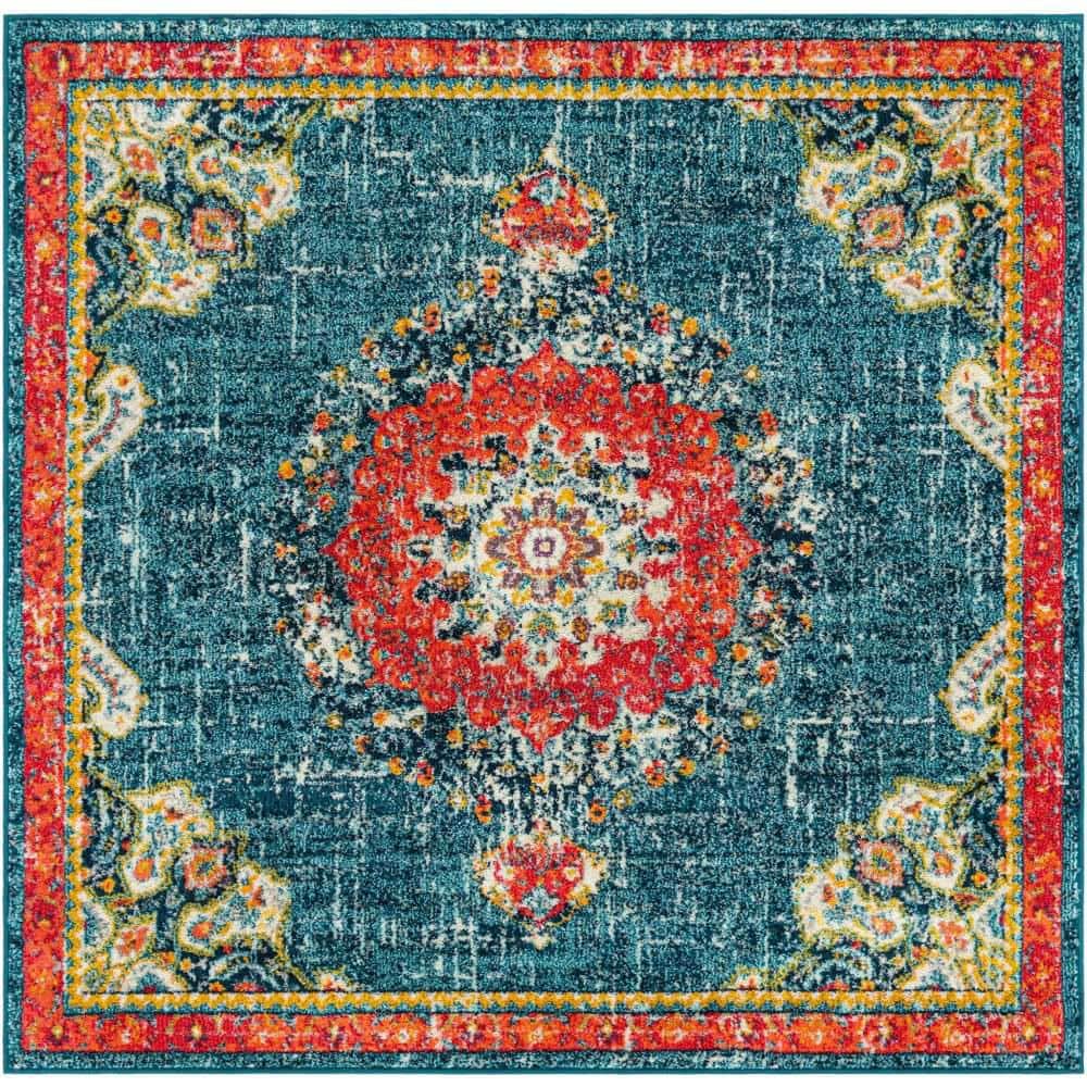 Unique Loom Penrose Alexis Blue 6' 1 x 6' 1 Area Rug 3185298 - The Home ...