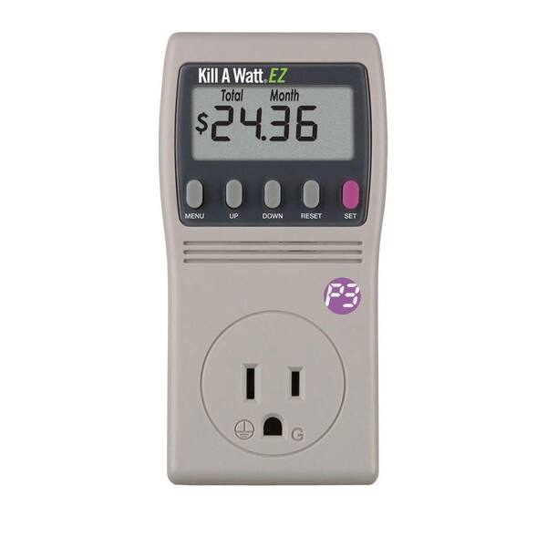 P3 International Kill A Watt EZ Meter P4460 - The Home Depot