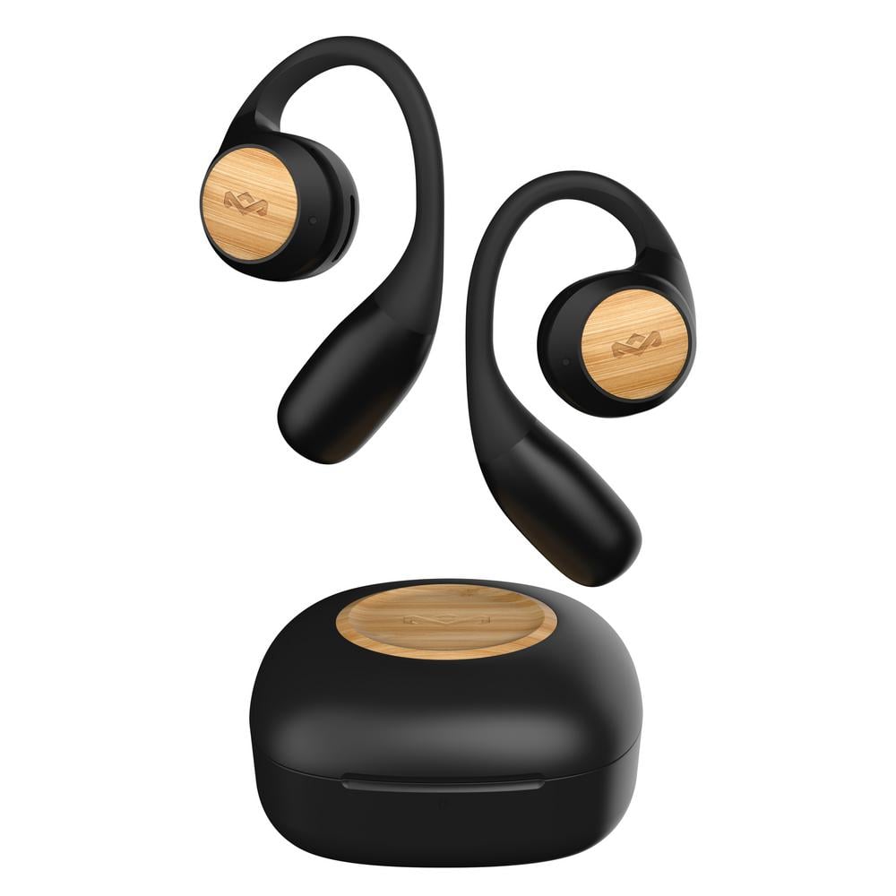 HOUSE OF MARLEY Liberate Open-Ear True Wireless Earbuds Black EM-JE104 ...