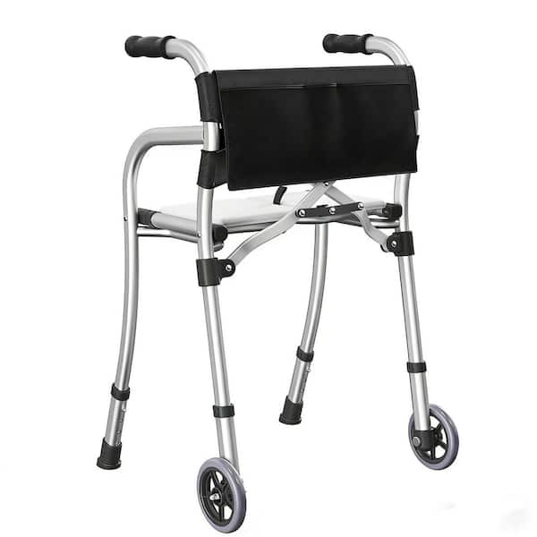 Wudkey Adjustable Narrow Walkers for Seniors, Folding Standard Walker ...