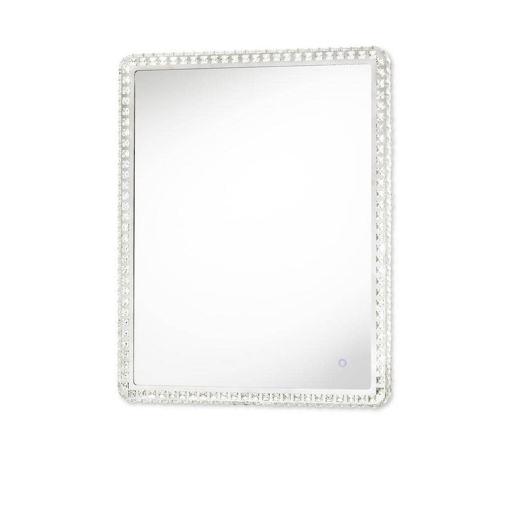 NOVA of California Marilyn 40 in. Chrome Large Rectangular Illuminated ...