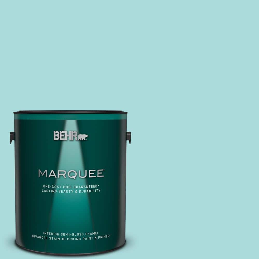 BEHR MARQUEE 1 gal. #M460-2 Beachside Drive Semi-Gloss Enamel Interior ...
