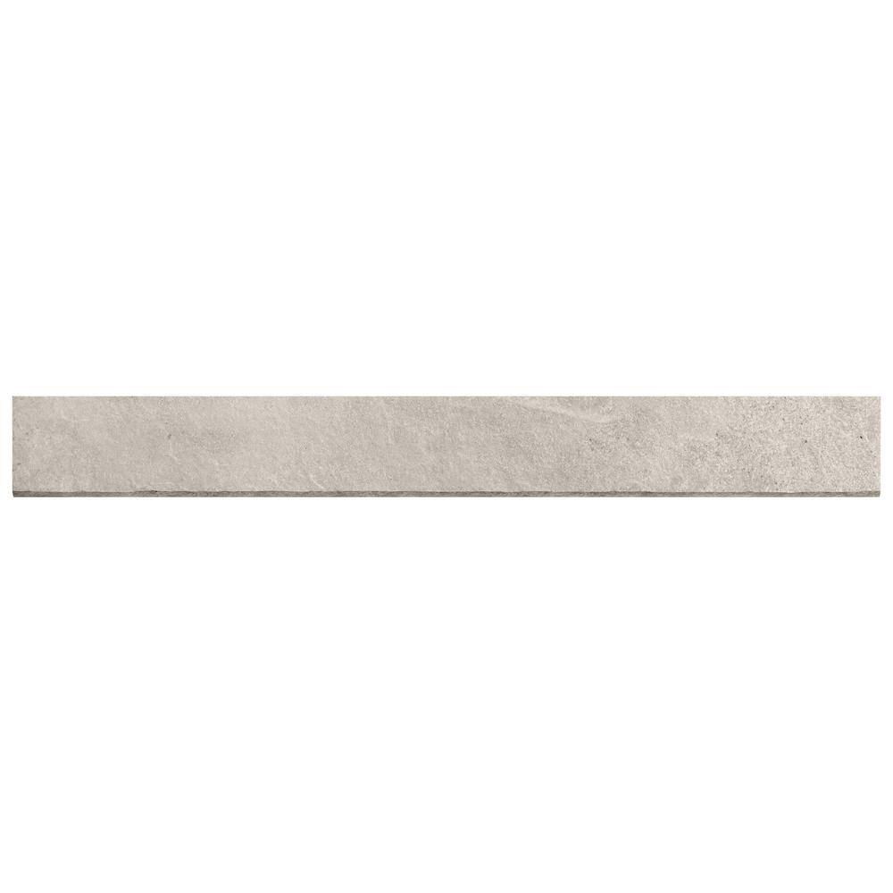 Ivy Hill Tile Monolith Linen White 3 in. x 24 in. Matte Porcelain ...