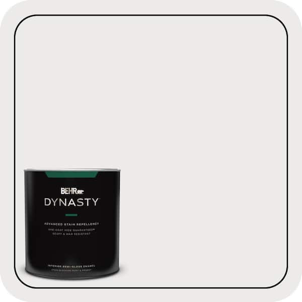 BEHR DYNASTY 1 qt. #640E-1 Silver Chalice Semi-Gloss Enamel Interior ...