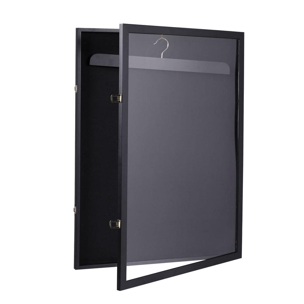 Cesicia Black 23.23 in. x 31.3 in. Jersey Picture Rectangle Frame ...