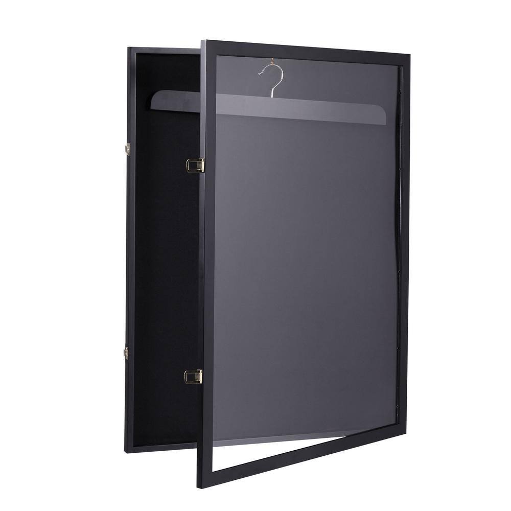 Cesicia Black 23.23 in. x 31.3 in. Jersey Picture Rectangle Frame ...