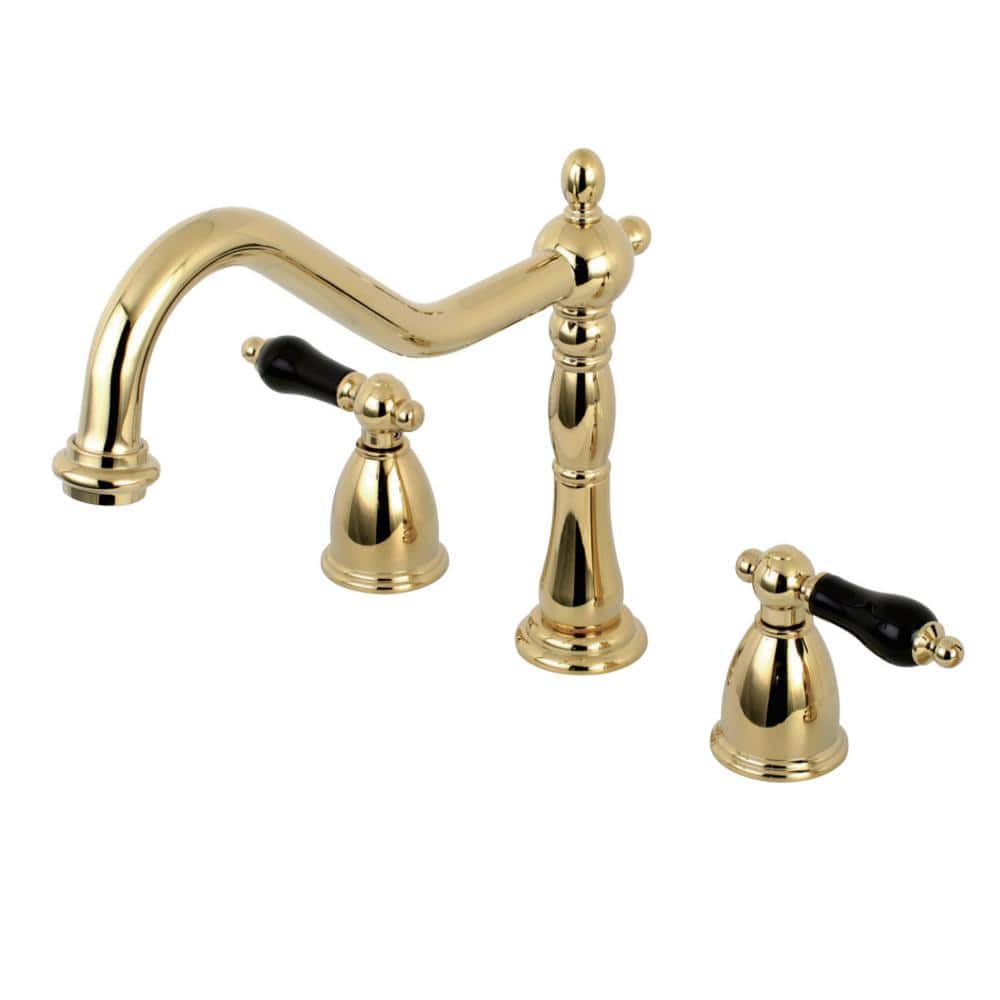 Kingston Brass Duchess 2-Handle Standard Kitchen Faucet in Polished ...