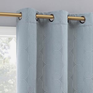 Sun Zero Vassar Botanical Terracotta Polyester 40 in. W x 84 in. L Back ...