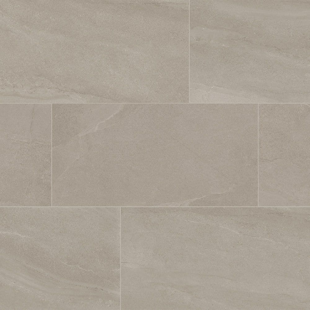 Daltile Calgary Fog 24 in. x 48 in. Matte Porcelain Floor and Wall Tile ...