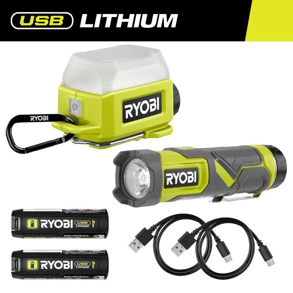 Reviews for RYOBI USB Lithium LED Compact Flashlight and Compact Area ...